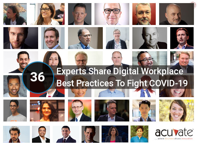 36 Experts Share Digital Workplace Best Practices During COVID-19
