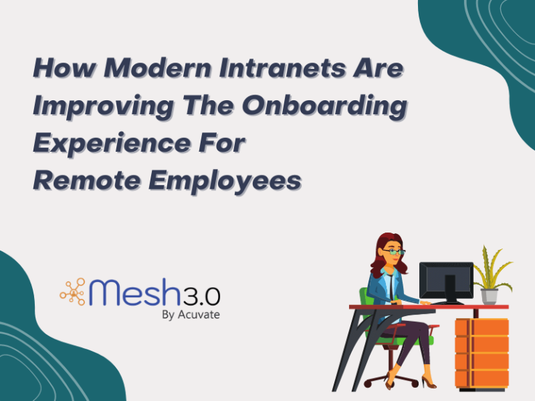 How Modern Intranets Are Improving The Onboarding Experience - Mesh